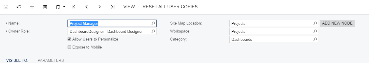 User Rights Setting Home Page To A Dashboard • Acumatica Dashboards • Acumatica User Group Forums