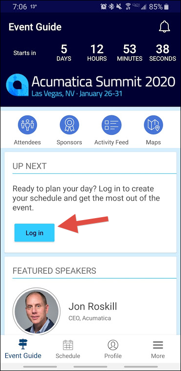 Summit Mobile App • Everything Else • Acumatica User Group Forums