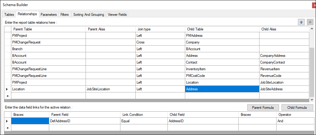 Project Default Location Address • Acumatica Report Designer • Acumatica User Group Forums