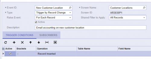 Business Events — Schedules not working • Everything Else • Acumatica User Group Forums