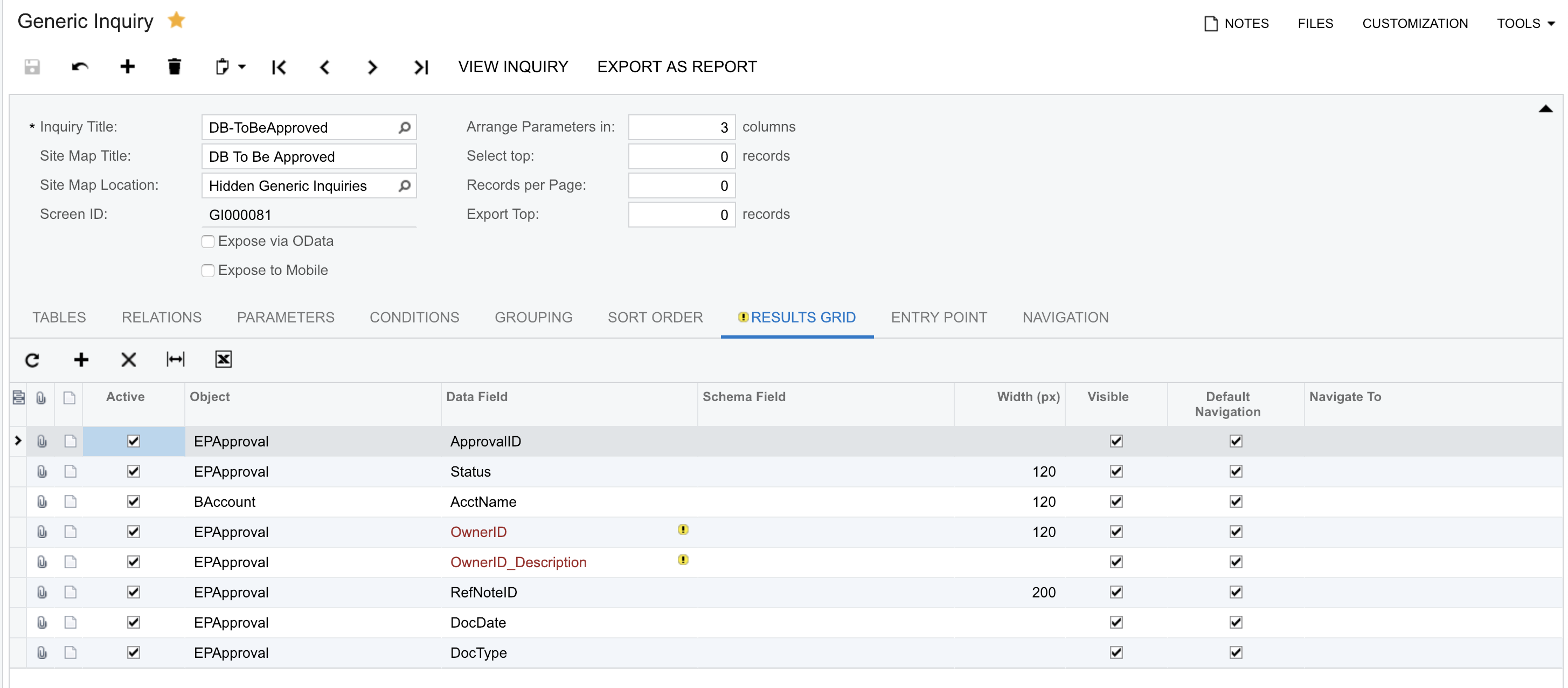 Gi To Identify The Pending Approval Ap Invoice Based On A Specific User • Acumatica Generic