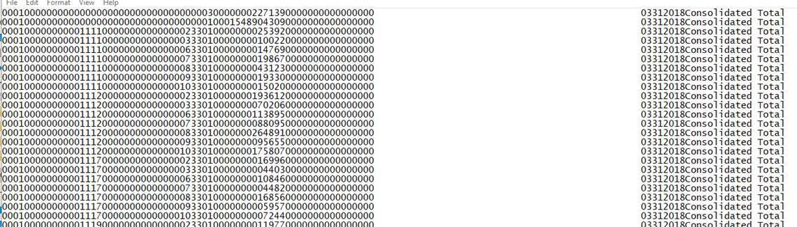 Import Scenario Base On Fixed Field Length Txt File • Everything Else