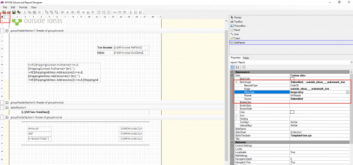 Adding A Watermark • Acumatica Report Designer • Acumatica User Group Forums