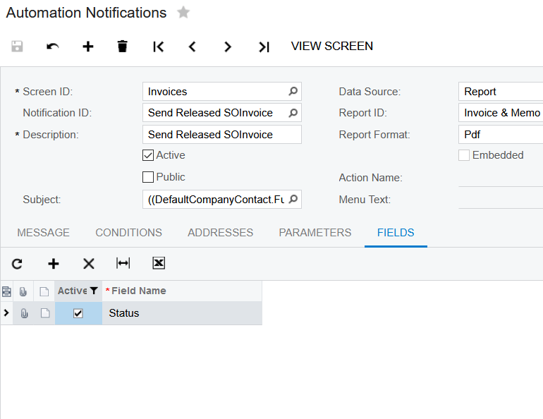 Automation Notifications – attaching report • Everything Else • Acumatica User Group Forums