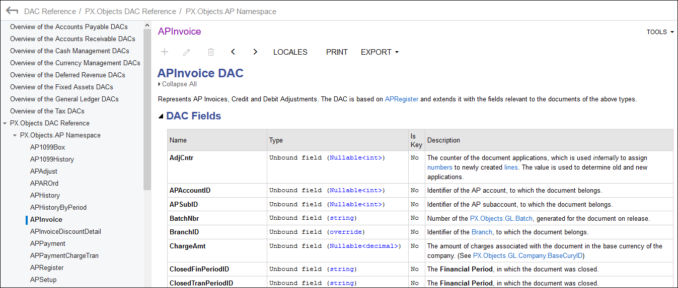 Schema Diagram • Acumatica Generic Inquiries And Pivot Tables • Acumatica User Group Forums