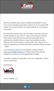 Acumatica and Scanco WMS - A Cautionary Tale for ISVs